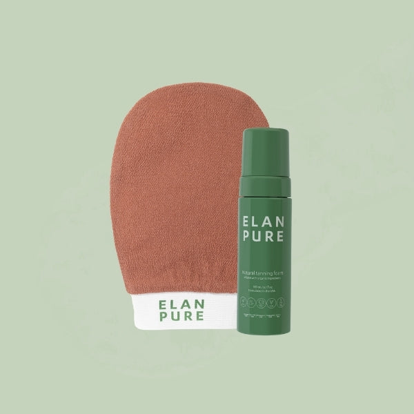 Exfoliator Bundle: Non-Toxic Self-Tan and Exfoliator – Elan Pure