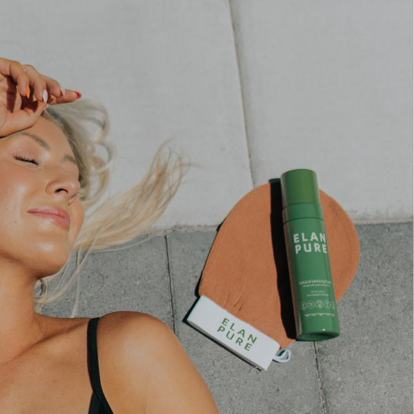 Exfoliator Bundle: Non-Toxic Self-Tan and Exfoliator – Elan Pure